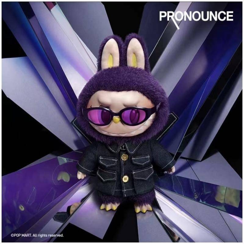POP MART ของแท้ 100% LABUBU PRONOUNCE Wing of Fortune ขนาด 38 cm Milan ...
