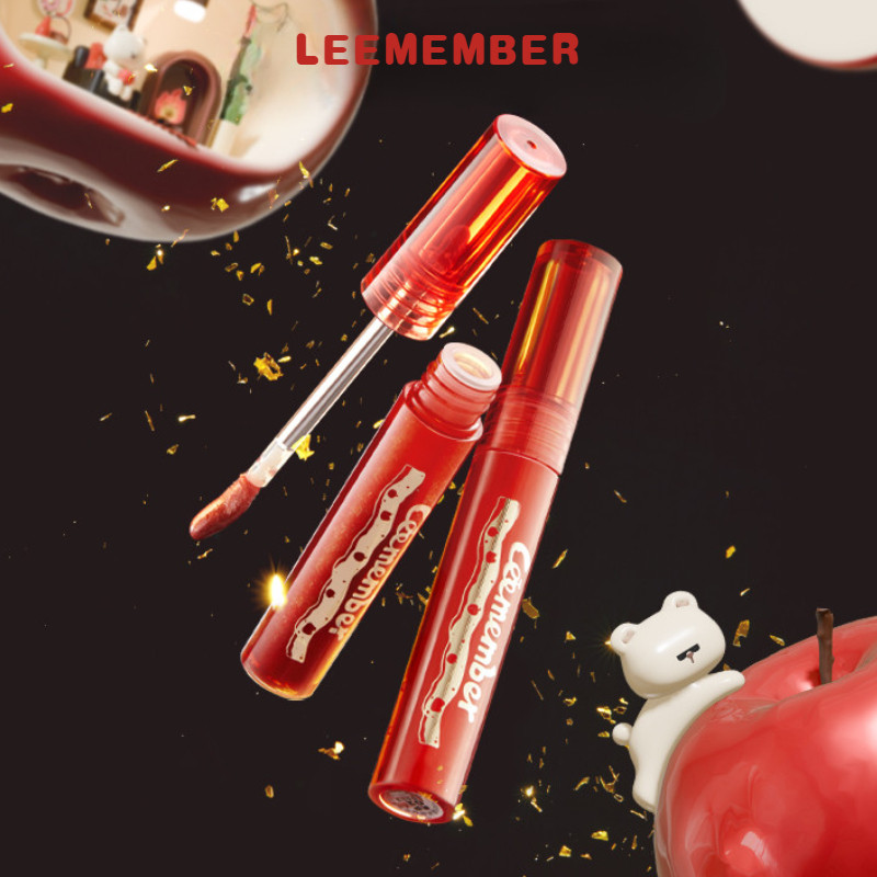 LEEMEMBER ลิปกลอส ลิปกลอสซีรีส์แอปเปิ้ลแดง ลิปกลอสกระจกให้ความชุ่มชื้น | Shopee Thailand