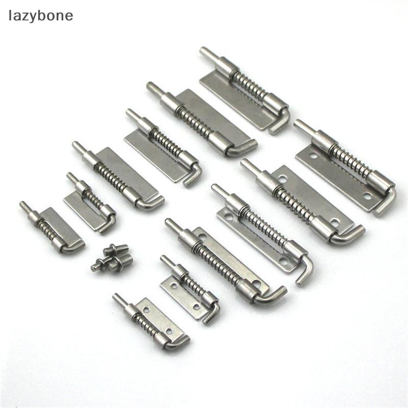{LZ} 1 คู่ 304 สแตนเลสโหลดบานพับความปลอดภัยสปริง bolt Barrel Latch ...