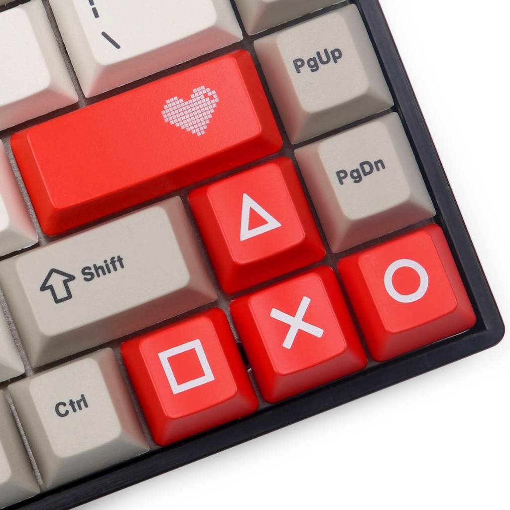 K KBDfans ABS Direction Key PSP Up Down ซ้ายขวาโปร่งใส Keycap ที่ไม่ ...