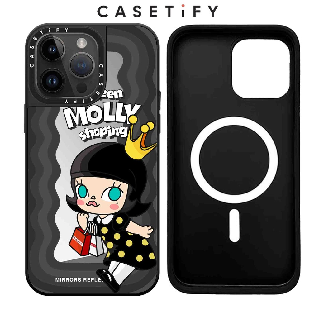 CASETiFY กระจกน่ารัก Magnetic POP MART ORIGINAL MOLLY DAILY LOOK SERIES ...