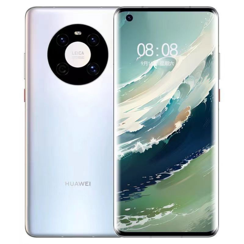 โทรศัพท์มือสอง Huawei Mate40 Kirin 9000 HarmonyOS 5G สำหรับเล่นเกม ราคาถูก กล้อง Leica โค้งแท้ ...