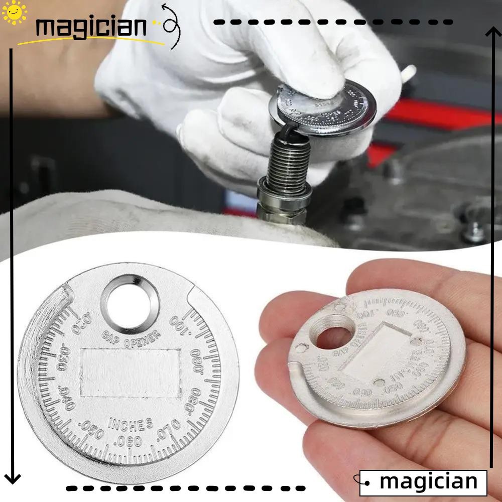 MAG Gage Gap Feeler, 0.6-2.4 มม.ช่วงเหรียญ-Type Spark Plug Gap Gauge ...