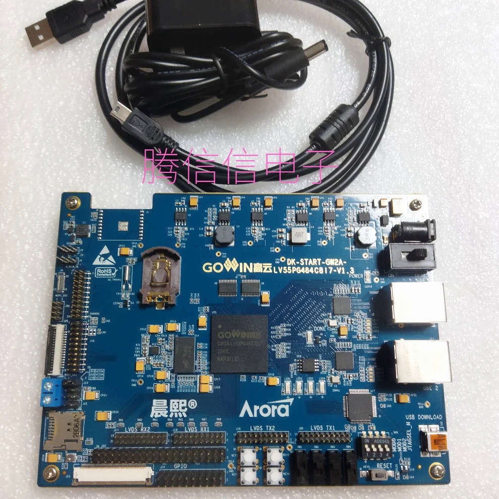 Dk_start_gw2a-lv55pg484c8i7_v1.3 DK-START-GW2A-LV55PG484C8I7-V1.3 Cloud FPGA บอร์ดพัฒนา | Shopee ...