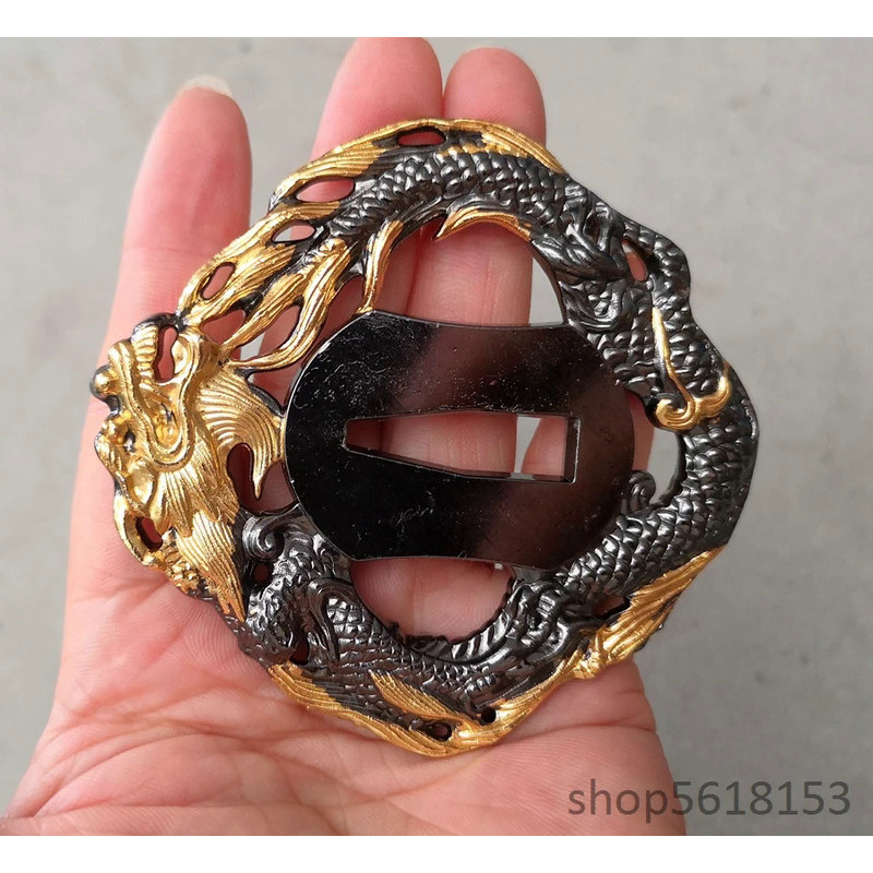 Alloy dragon Tsuba for Japanese sword katana wakizashi tanto | Shopee ...