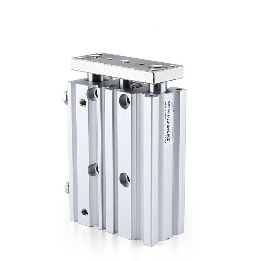 นิวเมติก MGPM พร้อมไกด์ Rod สามก้านกระบอกสามแกน MGPM12/GPM16/MGPM20 ...