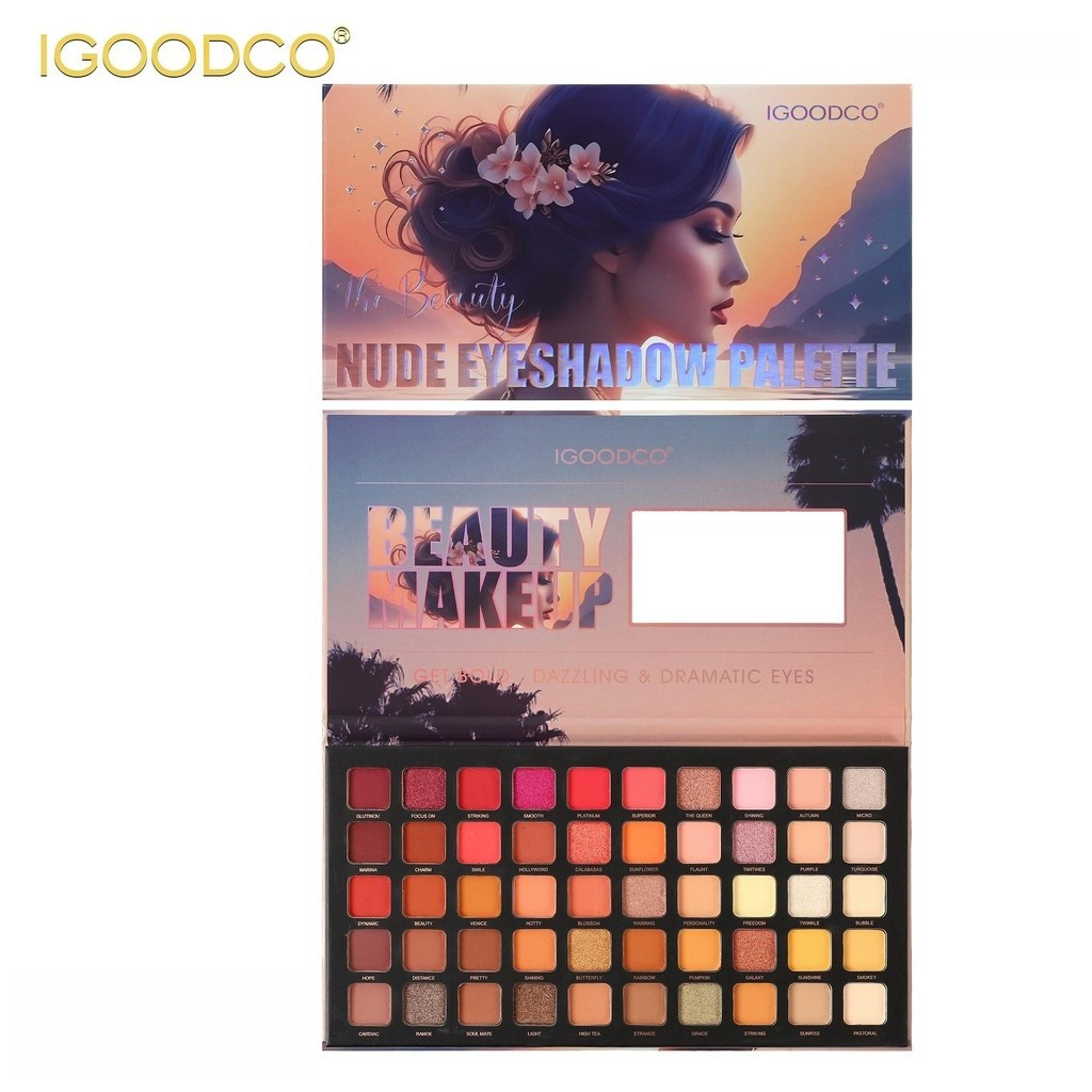 ไอgoodco 50 สีการ์ตูนเวทีหลายสีแต่งหน้าอายแชโดว์คณะกรรมการ | Shopee ...