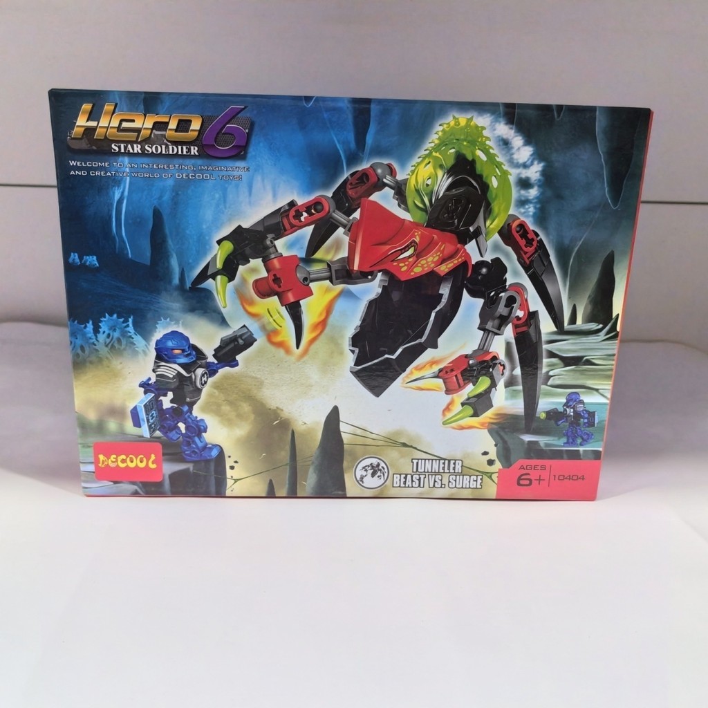 สต็อกที่เข้ากันได้กับ Lego Robot Hero Factory Dark Ghost ประกอบปริศนา ...