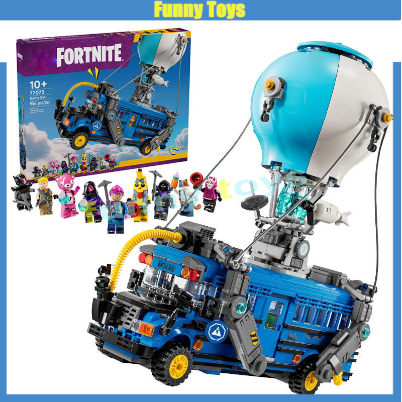 Fortnight Battle Bus 770783 Building Blocks Brite Bomber Cube Assassin ...