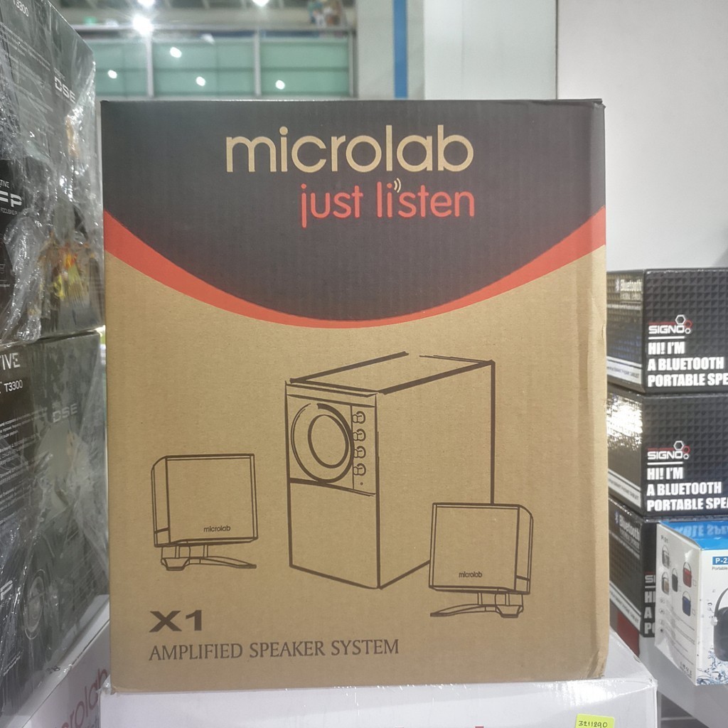 ลำโพงพกพา ลำโพง บลูทูธ Microlab X1 BT พร้อมซัฟวูฟเฟอร์ ระบบ 2.1 ของแท้ สินค้ารับประกัน 1ปี ...