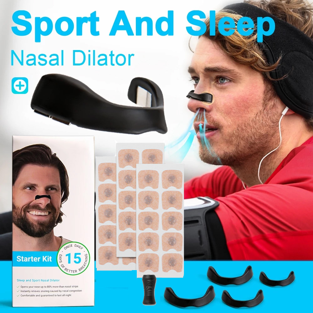 Sport Nasal Dilator Sleep Breathing Dilators Starter Kit Nose Breathe ...