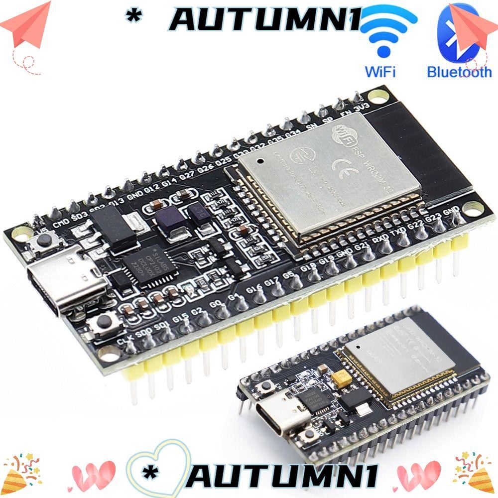 AUTUMN1 ESP32 ESP-32S บอร์ดพัฒนา, ESP-WROOM-32 Dual-Mode WiFi + บลูทูธ Microcontroller ...