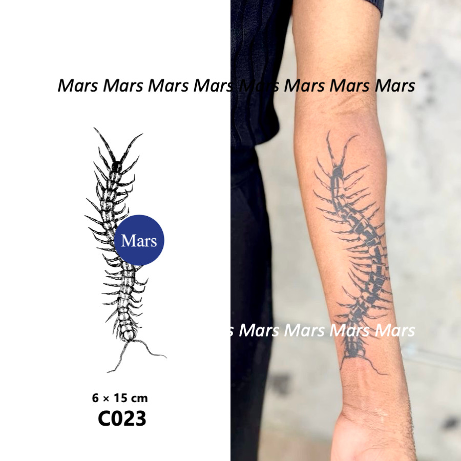 Mars Tattoo NEW Technology Magic Long Lasting 2 สัปดาห์ รอยสักกึ่งถาวร สติ๊กเกอร์รอยสักชั่วคราว ...