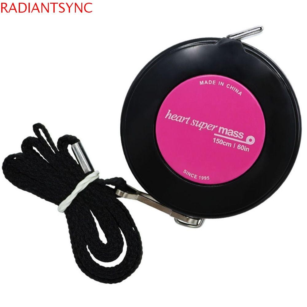RADIANTSYNC พวงกุญแจเทป Measur, Centimeter นิ้ว Retractable ไม้บรรทัดผ้านุ่ม, พ็อกเก็ตคู่ขนาด ...