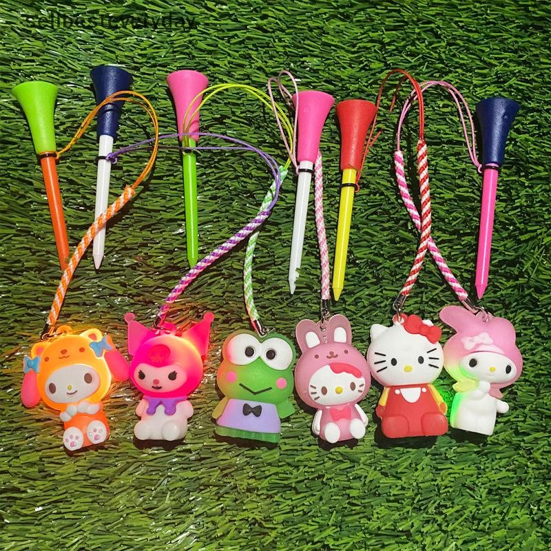 SETH 1 PC Golf Glitter Tee Night Sports Bright LED Golf Tee ลายการ์ตูน ...