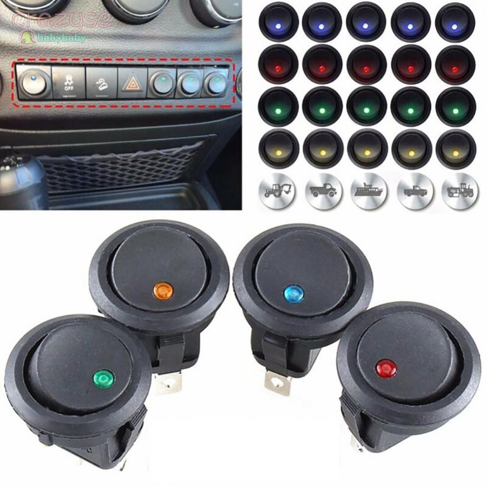 CRAZYSPELED Switch Dash Dash Dash Dash Dashboard Illuminated ON/OFF ...