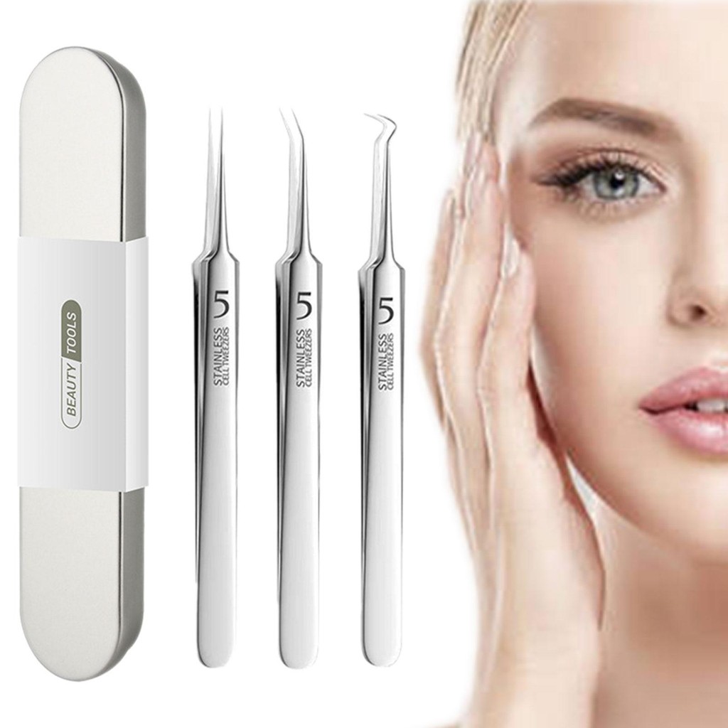 Whitehead Extractor Tool Stainless Steel Zit Extractor set Zit Removal ...