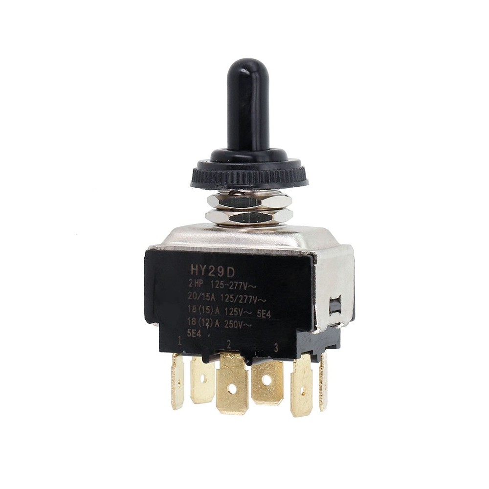 Dpdt Toggle Switch Current Rating 18A แรงดันไฟฟ้าสูง Rating 250V 6-pin ...