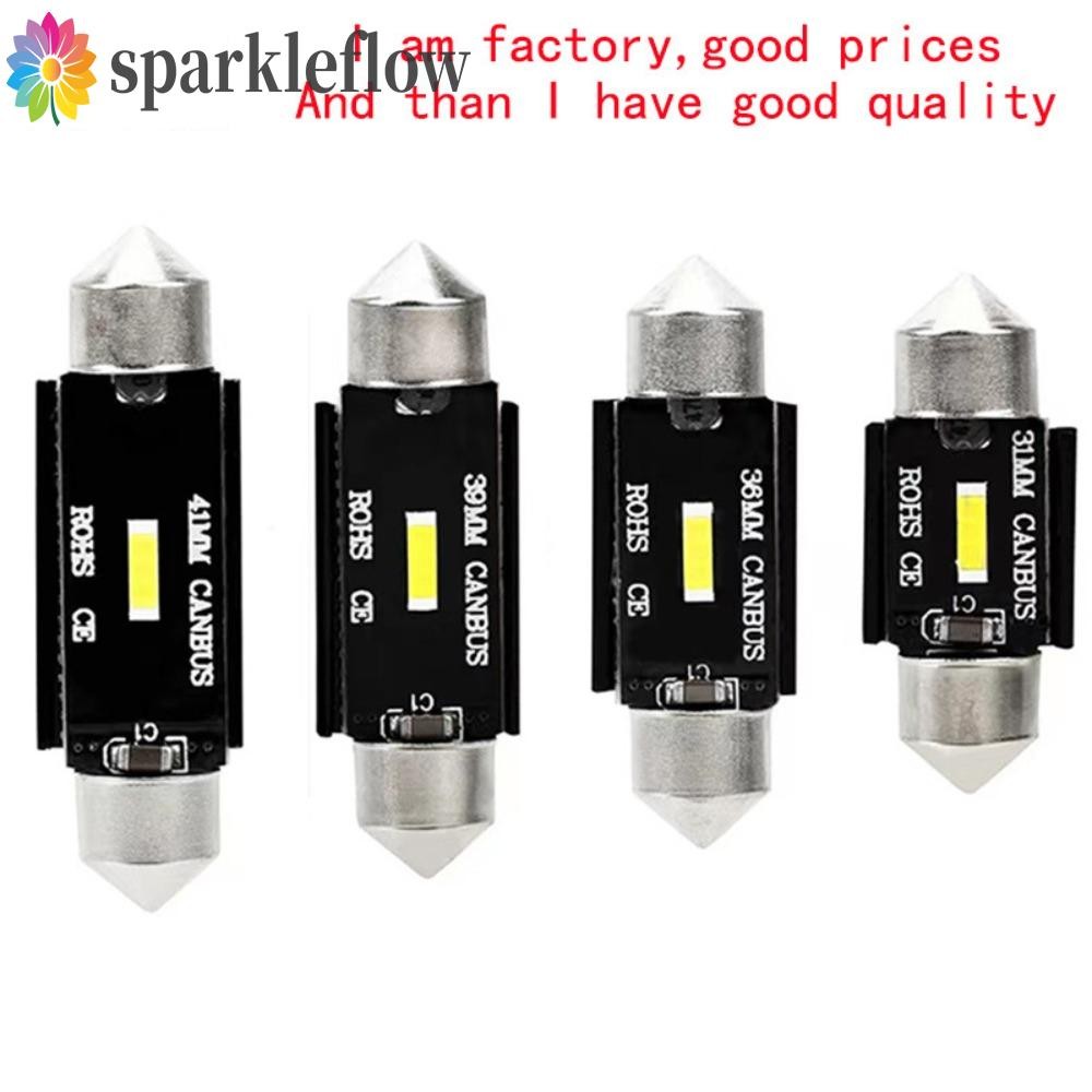 Sparkleflow Festoon CSP หลอดไฟ LED, Super Bright Dome Light อ่านโดมไฟ,โคมไฟประตู 30 มม./36 มม. ...