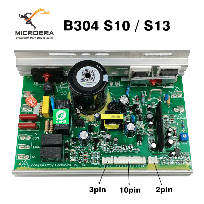 B304 S10 ลู่วิ่งควบคุมความเร็ว B304 S13 สําหรับ Johnson Tempo TREO T101 T102 แผงวงจรควบคุมบอร์ดไ ...
