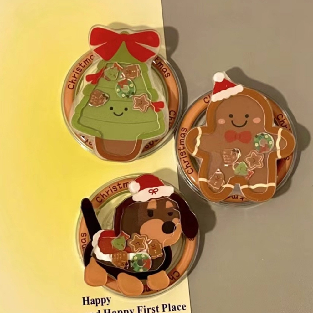 Merry Christmas Gift Couple Magnetic Phone Griptok Grip Tok Stand Phone 16 Pro Max Samsung ...