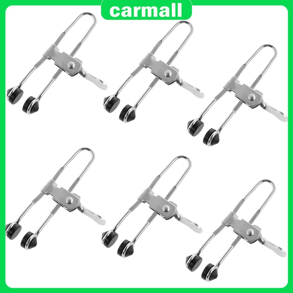 6 แพ็ค Lever Action Grid Clamp สแตนเลสเพดานตารางคลิปเพดาน Grip Clamps ...