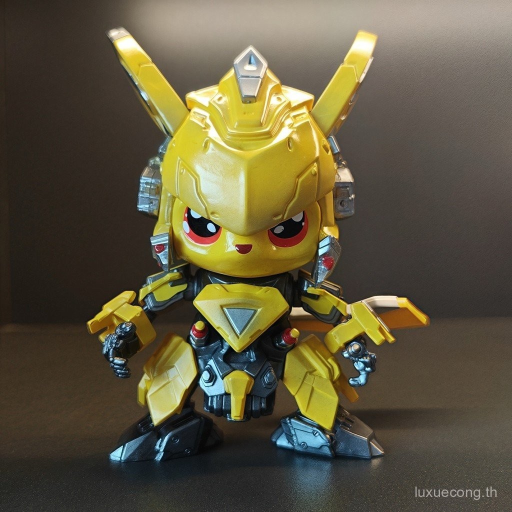 ชุดโมเดลรถอนิเมะ Transformers Pikachu COS Bumblebee Alloy Kit รูปปั้น ...