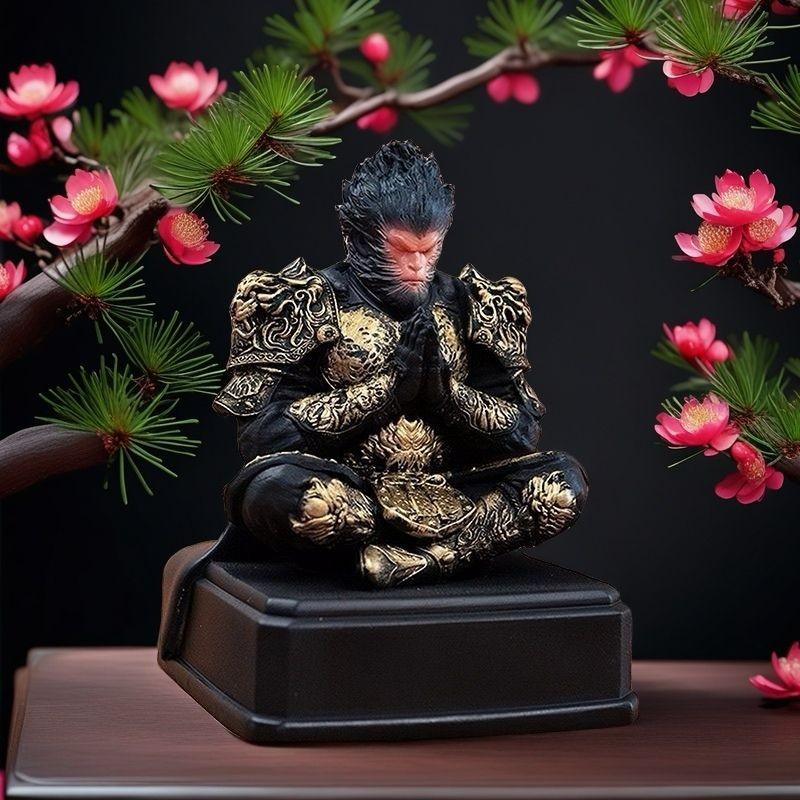 Monkey King Myth Monkey Kings Hand-Made Overcoming เดสก์ท็อปตกแต่งชา ...