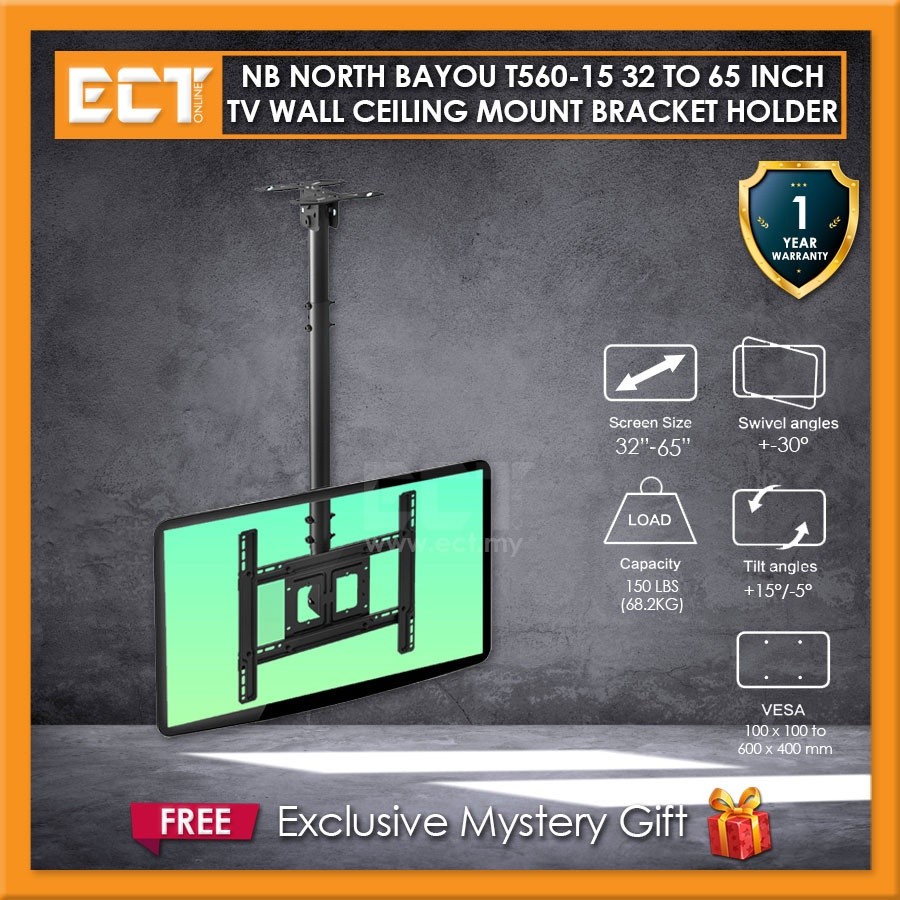 Nb North Bayou NBT560-15 32 ถึง 65 นิ้ว LED TV Wall Ceiling Mount ...