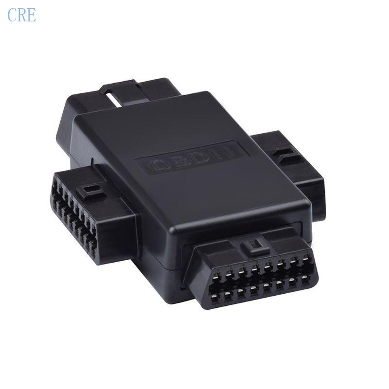 Cre รถ OBD2 Connector 16 พินปลั๊กชาย OBD II OBD2 ตัวบ่งชี้เครื่องมือสาย ...