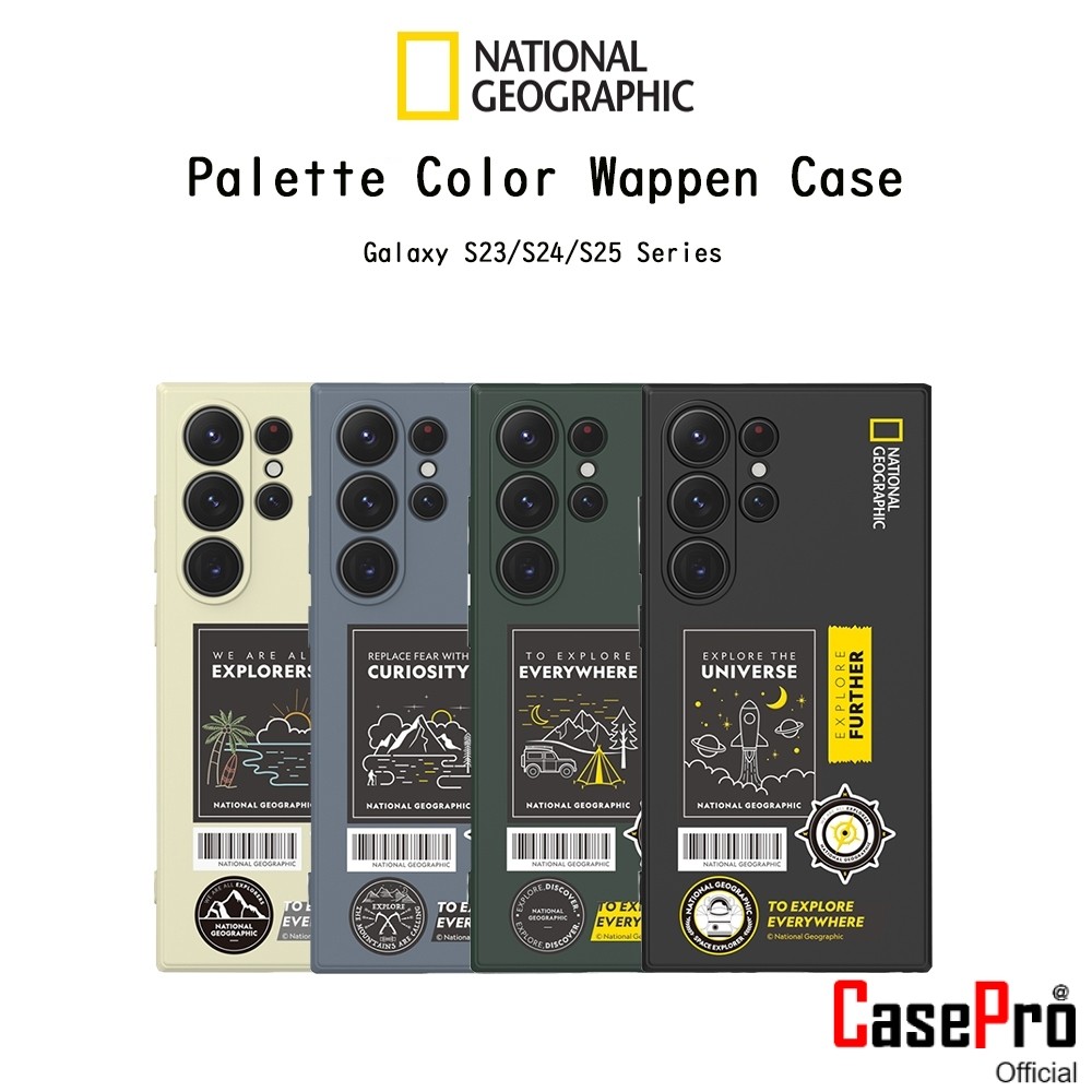 NATIONAL GEOGRAPHIC Palette Color Wappen Case เคสกันกระแทกเกรดพรีเมี่ยม ...