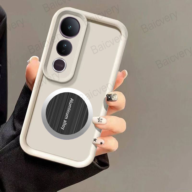 สําหรับ VIVO V50 Lite 5G 4G V2441 Pro ฝาครอบป้องกันชายแดนพร้อมสติกเกอร์ ...