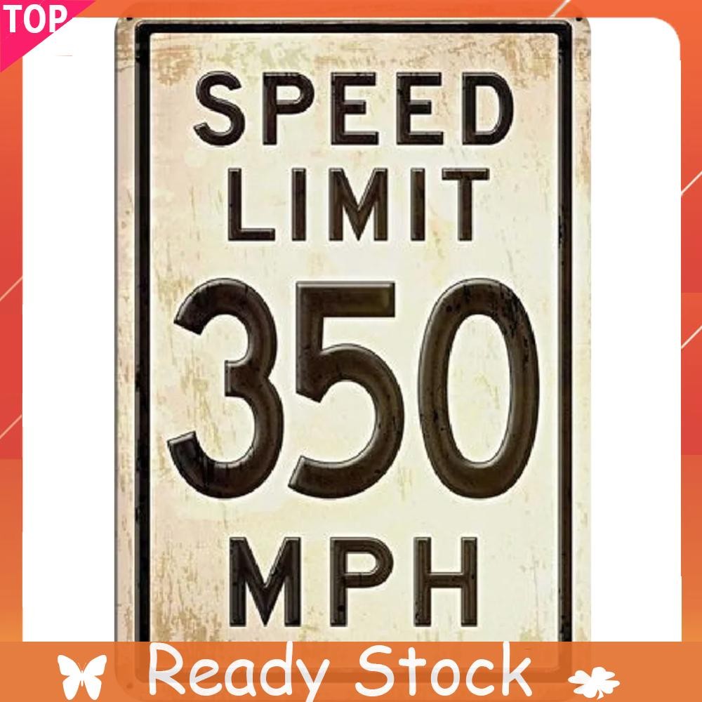 Vintage Metal Plate Speed Limit ภาพวาดเหล็กสี่เหลี่ยม Wall Decor20x30cm ...