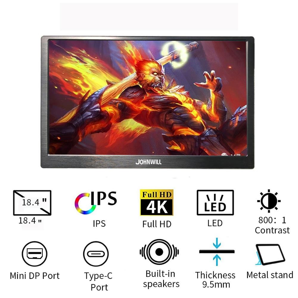 18.4 นิ้ว 4K 3480*2160 ความละเอียดหน้าจอ HD จอคอมพิวเตอร์จอแสดงผลแบบ ...