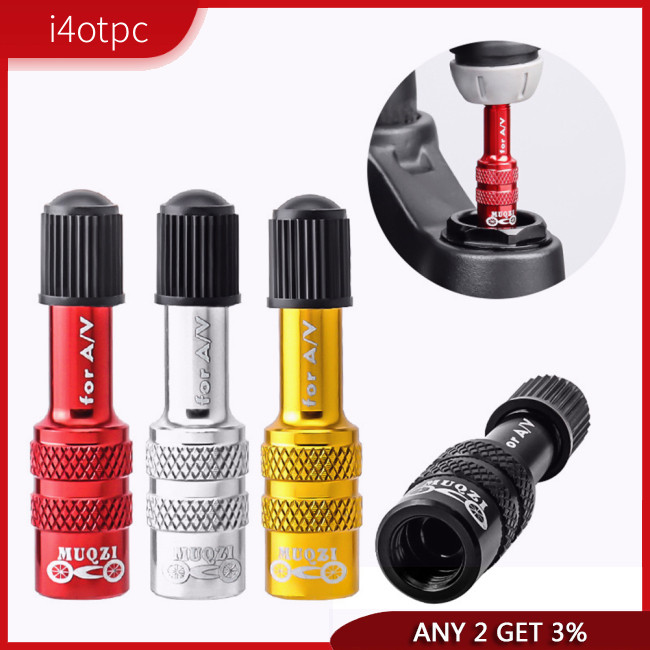 I4otpc อลูมิเนียม Air ส้อม Inflatable วาล์วอะแดปเตอร์ Av Extension Conversion หัวฉีดแผนที่ ...