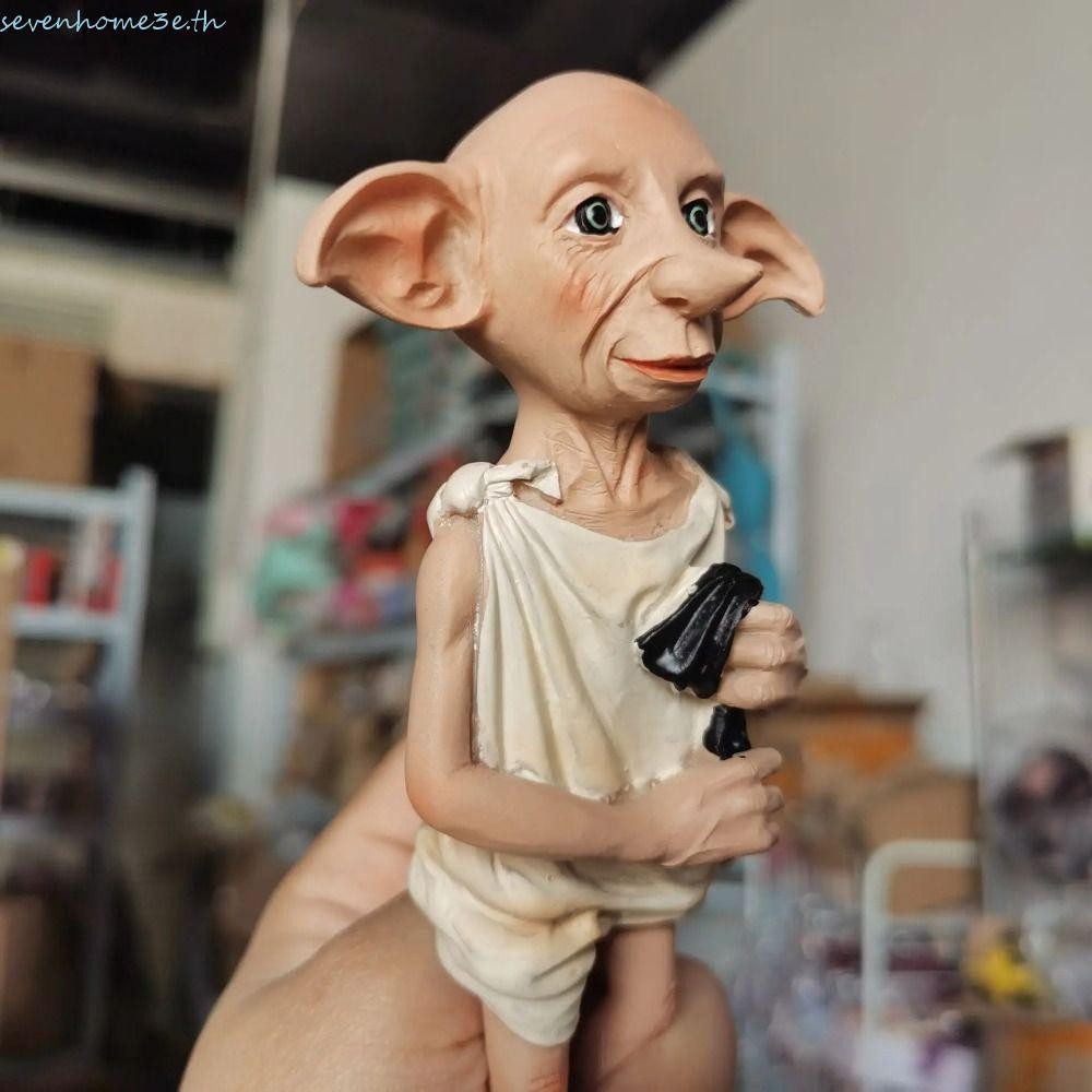 Sevenhome3e Dobby Elf ประติมากรรม,การ์ตูนอะนิเมะรูปฮาโลวีน Dobby Elf ...