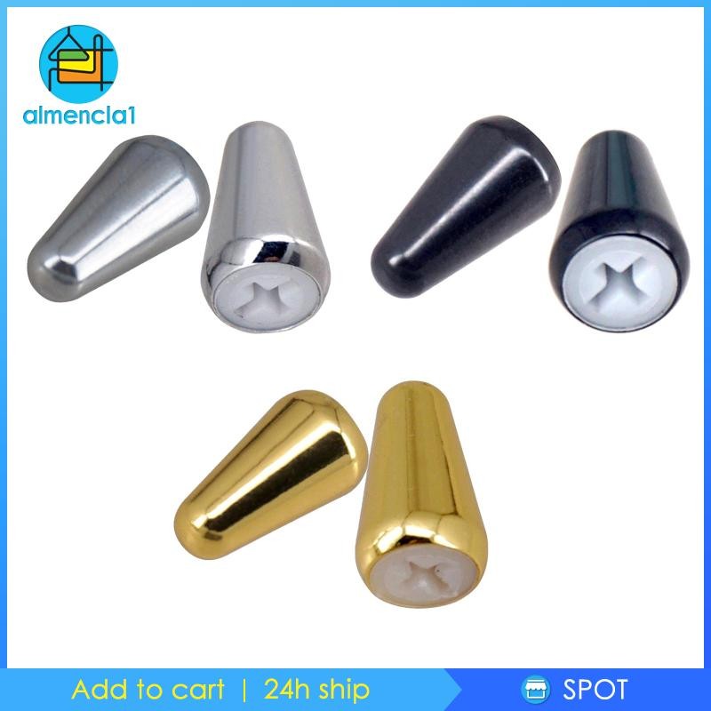[Almencla1] 2 ชิ้น Toggle Switch Knob Tip Caps Cap Portable Guitar ...