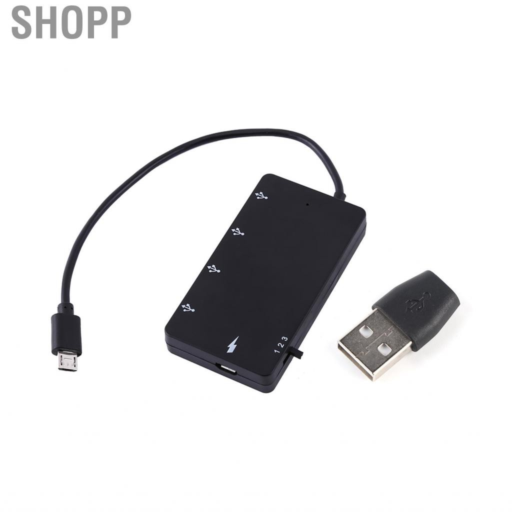 Shopp 4 พอร์ต Micro USB Hub OTG Extension Adapter สายชาร์จสำหรับโทรศัพท์แท็บเล็ต | Shopee Thailand