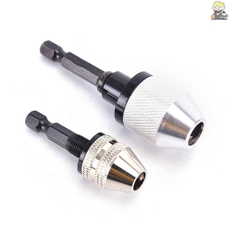 [CL] 1/4 "Hex Shank Keyless Drill Chuck Quick Change Bit Driver ...