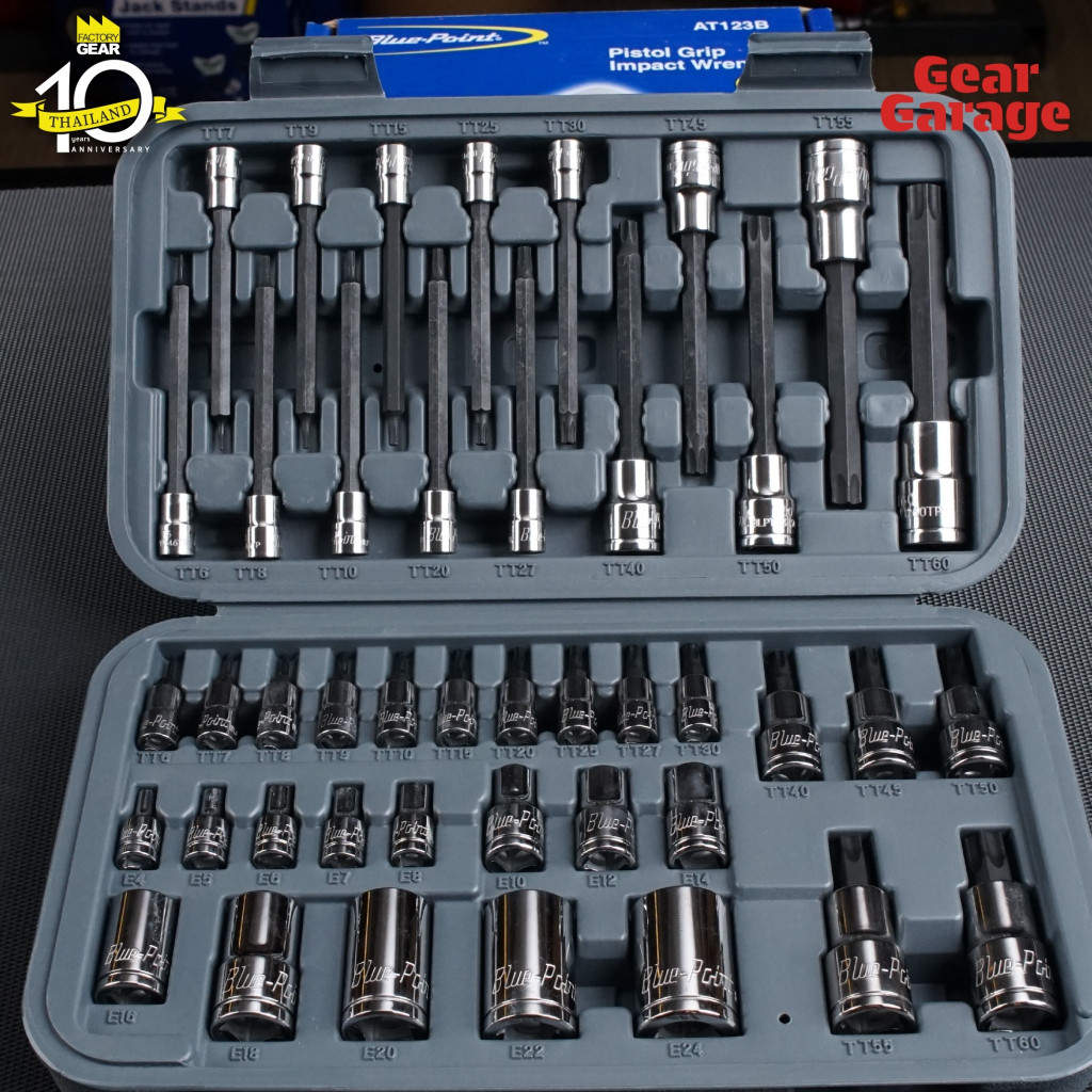 ชุดลูกบล็อกเดือยโผ่ลเเละลูกบล็อกอี BLUE-POINT NO.BLPTSSC43 Set General ...