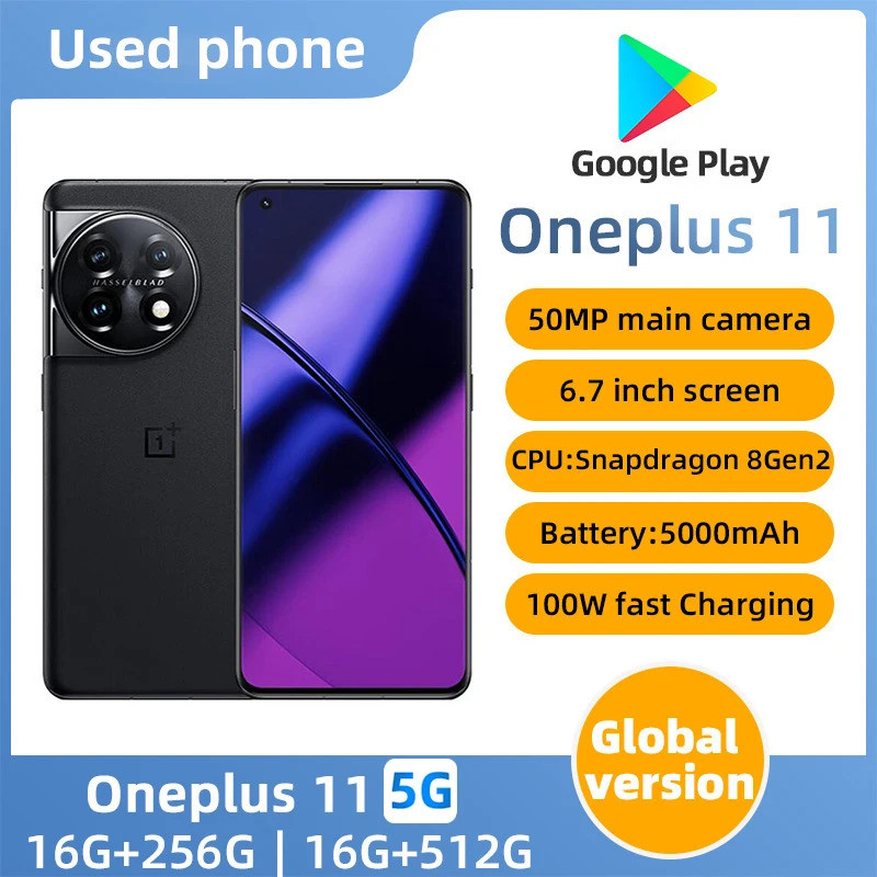 Oneplus 11 5G SmartPhone CPU Qualcomm Snapdragon 8Gen2 แบตเตอรี่ความจุ ...