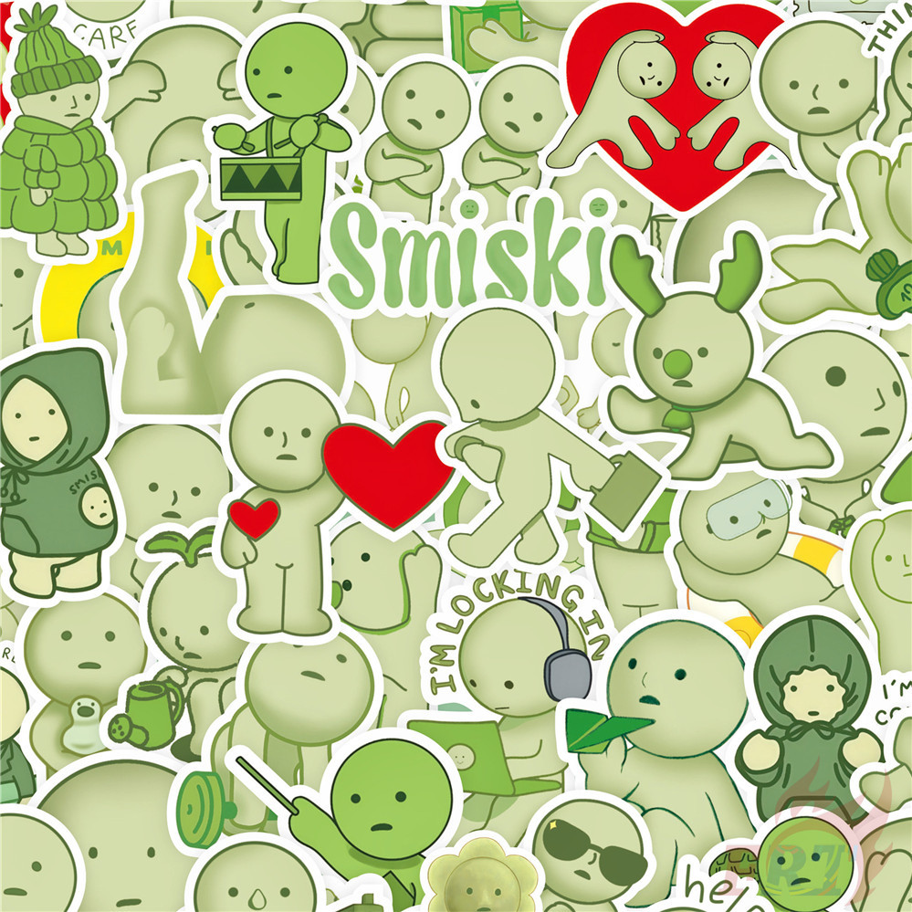 100ชิ้น/เซ็ต สติ๊กเกอร์ SMISKI สติ๊กเกอร์แฟชั่น DIY Doodle Decals ...