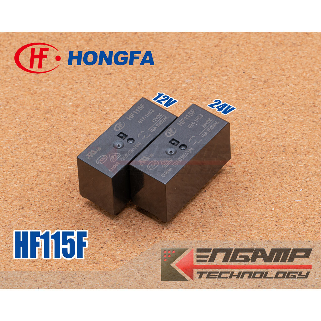 (มีตัวเลือก) [RLY] Relay HONGFA HF115F-012/024-1HS3 6ขา 1Contact | Shopee Thailand