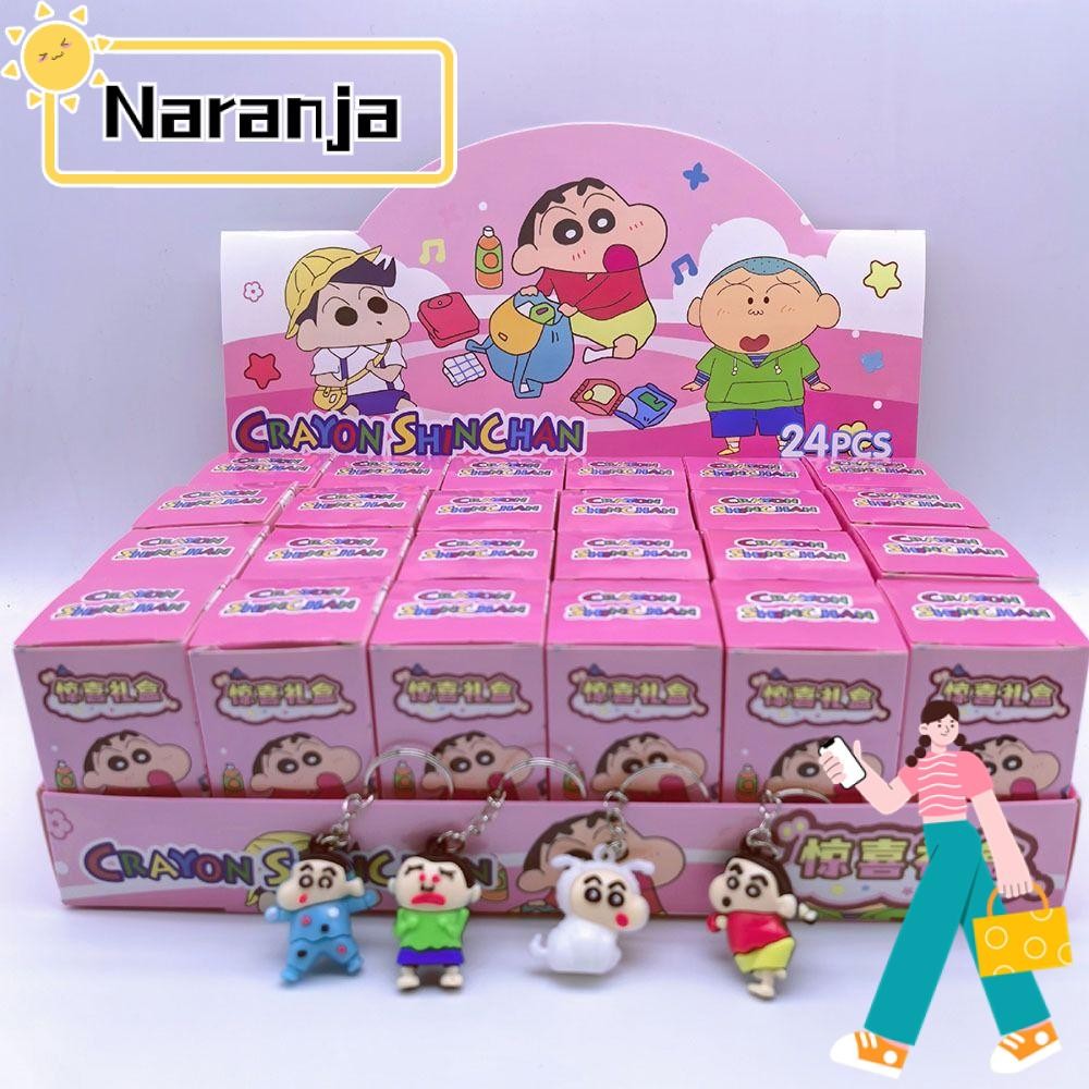 NARANJA 24กล่อง/เซ็ตของเล่น,กล่องพวงกุญแจตุ๊กตา Sanrio The Powerpuff ...