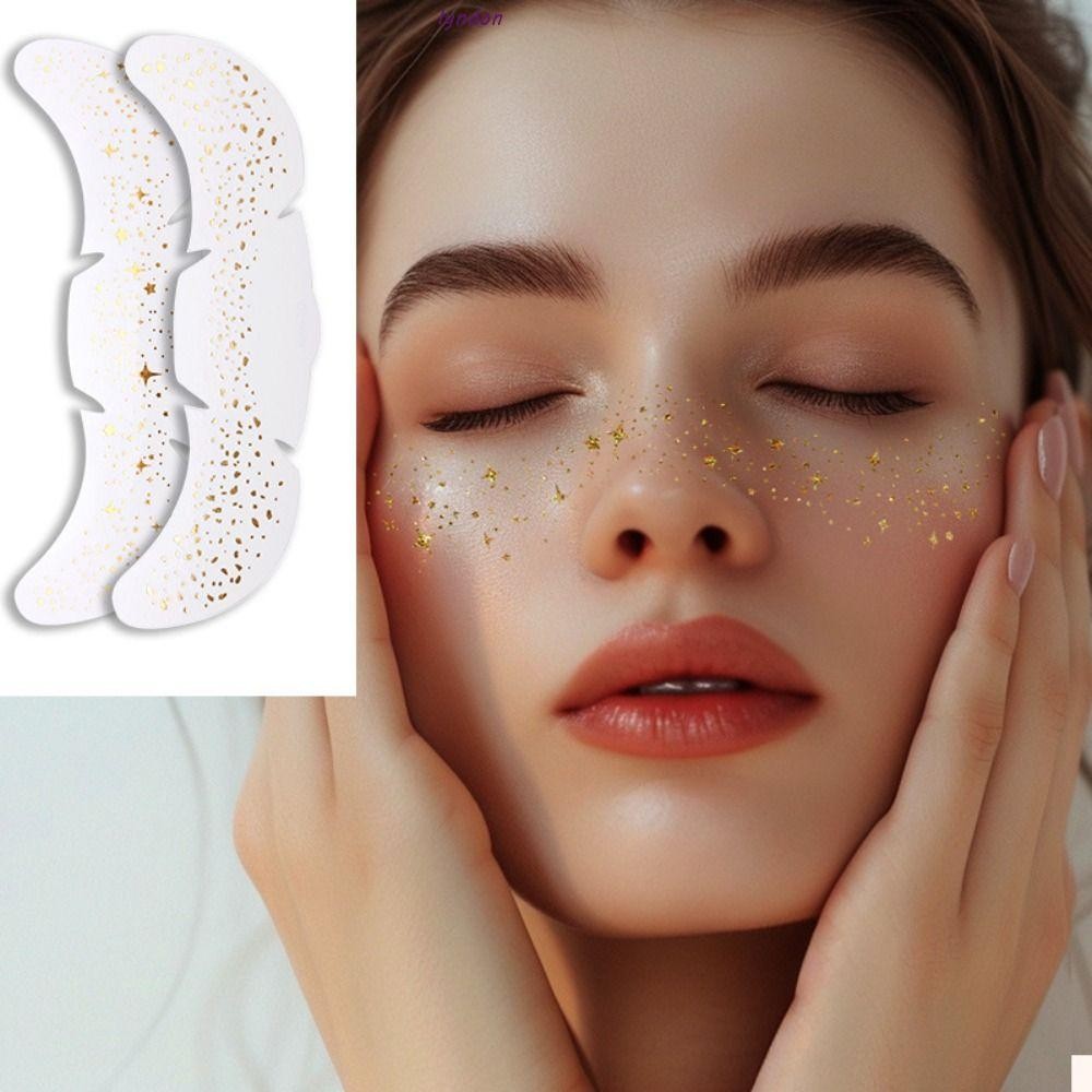 LYNDON 6 ชิ้น Face รอยสักชั่วคราว, Star Heart Sparkle Freckle Tattoo ...
