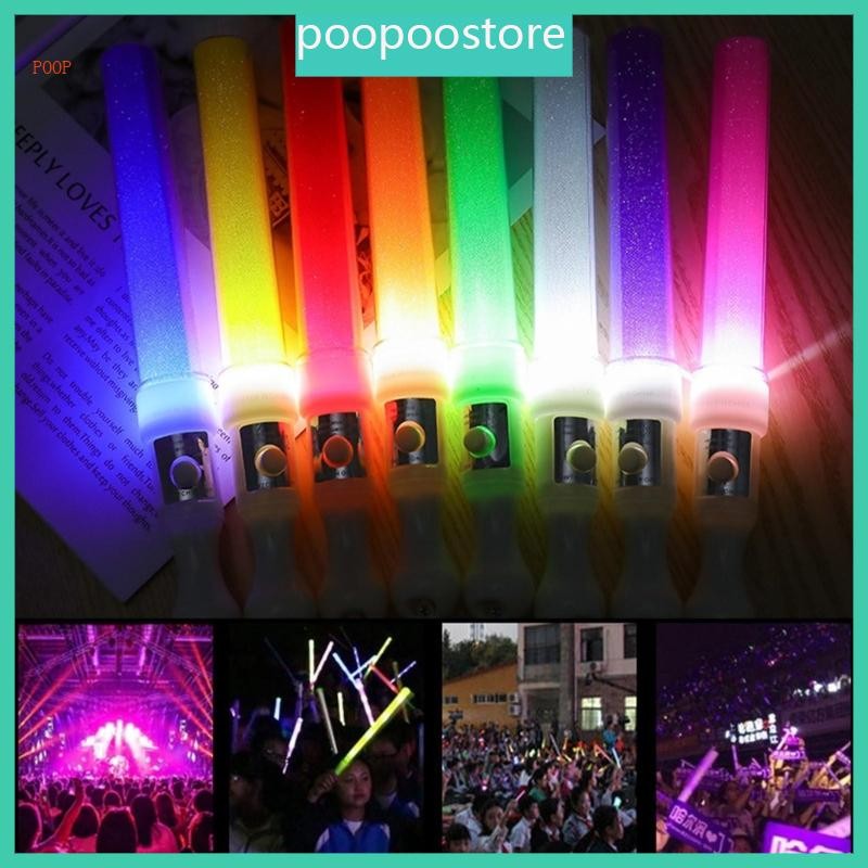 POOP ไฟ LED กระพริบ 3 โหมดแท่งเรืองแสงสําหรับวันเกิด Christmas Party ...