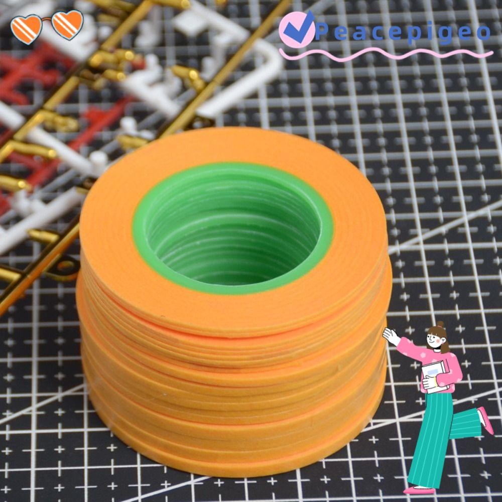 PEACEPIGEO เทปครอบคลุมรุ่น, Fine Line DIY เครื่องมืออุปกรณ์เสริม, กระดาษกาวพิเศษเทปแยกสีกว้างพ่น ...