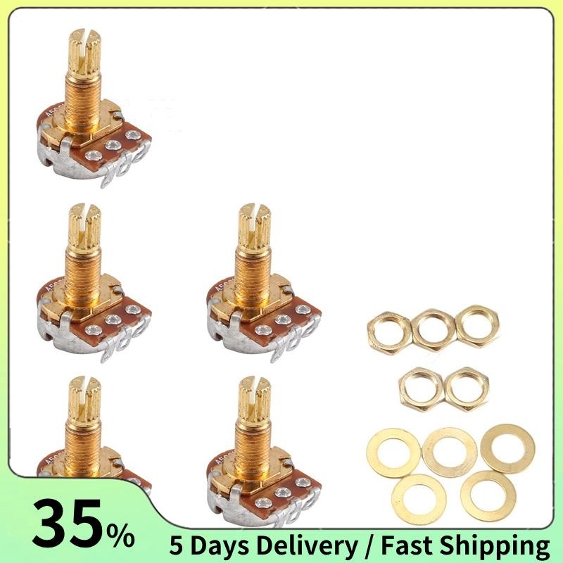 กีตาร์ Potentiometer Audio Volume & Tone Pots Switch Control A500k แยก ...