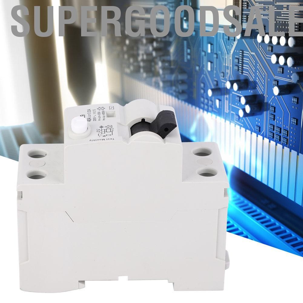 Supergoodsales เบรกเกอร์ GYL9 25/40/63A 2P 230VAC RCCB Residual Current ...