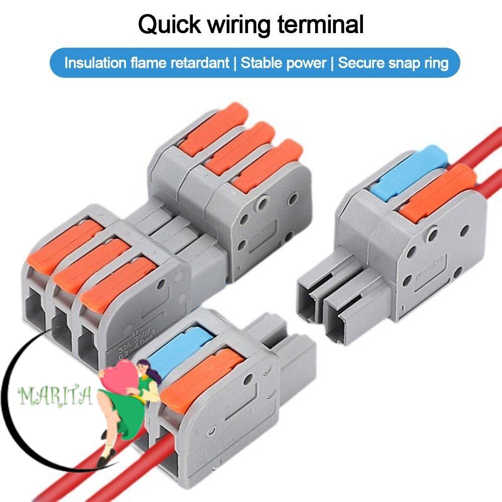 Marita Quick Terminal Block, Mini Universal Wire Connector, Docking ...